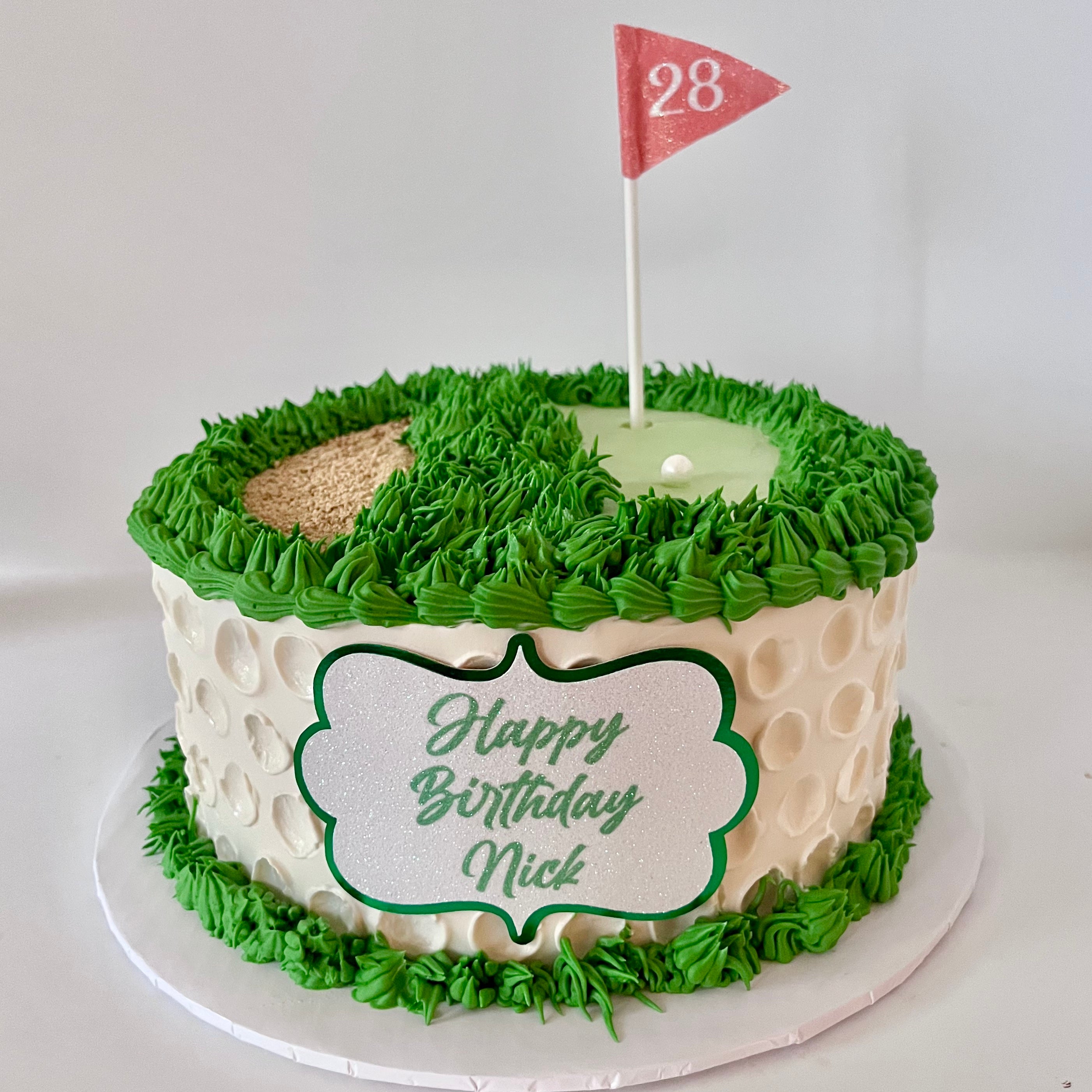 Golf Cake | Kali Cakes Bake Shop