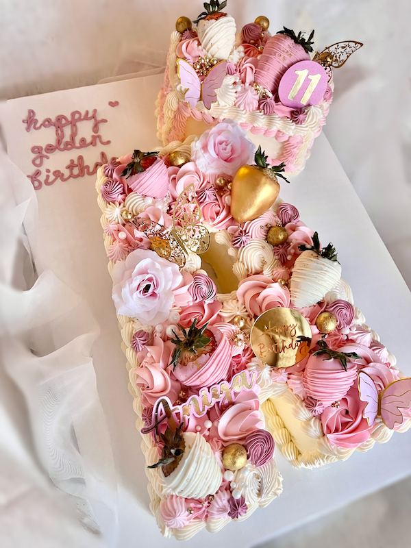 Number & Letter Cakes | Kali Cakes Bake Shop